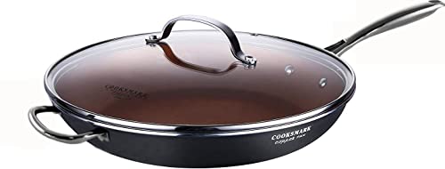 Best 12 Inch Nonstick Skillet With Lid (2025 Update) - Liquid Image